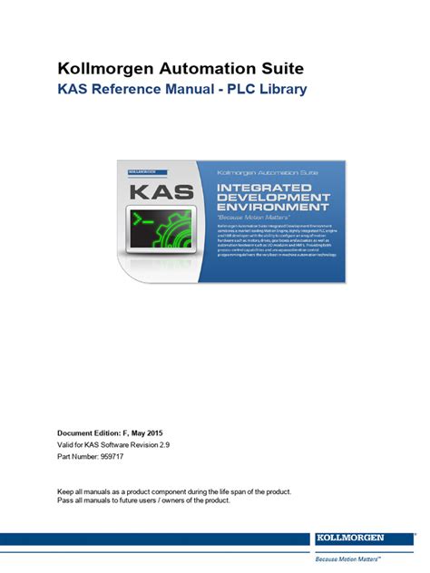 Kas Ide Plc Library Reference Manual En Rev F Pdf Gnu J Query