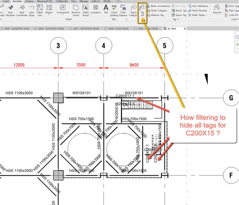 solved tag filtering for beams autodesk community