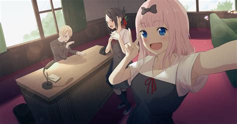 Chika Fujiwara Anime Kaguya Sama Love Is War Kaguya 8k Anime