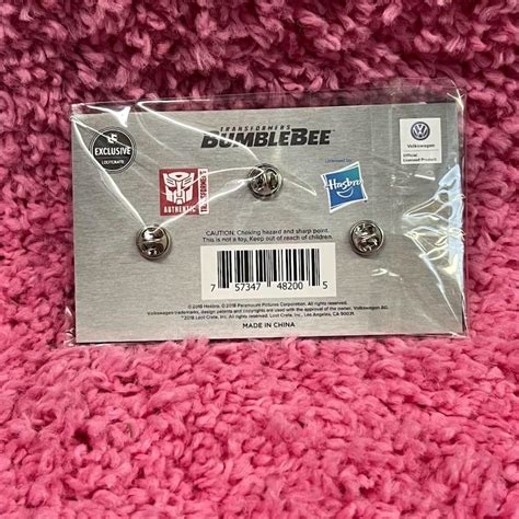 Transformers Bumblebee Pack Of 3 Pins In Great Depop