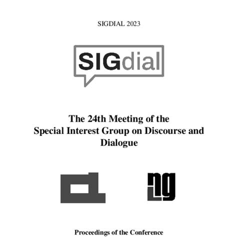 Proceedings Of The 24th Annual Meeting Of The Special Interest Group On