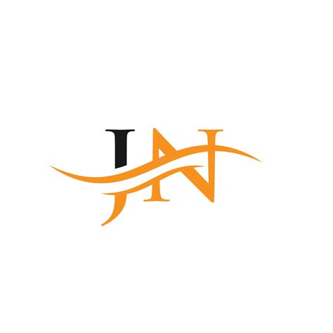 Jn Linked Logo For Business And Company Identity Creative Letter Jn