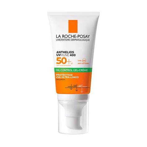 La Roche Posay Anthelios Gel Crème Solaire Visage Anti Brillance Non