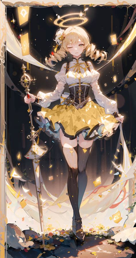 Mami Tomoe Tarot Card By Cubby Ai On Deviantart