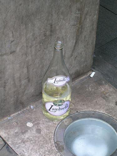 A half bottle of Lambrella | Spotted this right near Piccadi… | Flickr