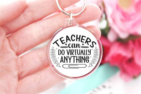 Teacher Quotes Keychain Svg Bundle So Fontsy