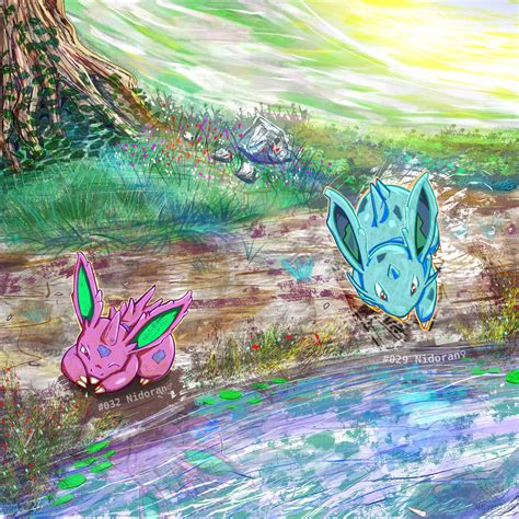 Nidoran By Byrnetch On Deviantart
