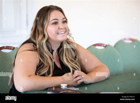 American Writer Anna Todd During A European Book Tour In Lisbon