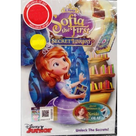 Disney Sofia The First The Secret Library Merida And Olaf Anime Dvd Hobbies And Toys Music