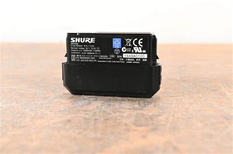 Shure Axt910 Axient Bodypack Rechargeable Battery Cg01blw