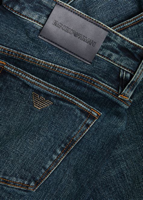 Emporio Armani Slim Leg Jeans Denim Emporio Armani
