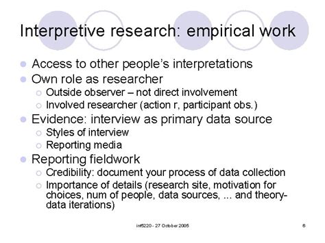 Introduction To Interpretive Research Grounded Theory Case Study