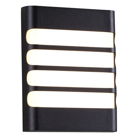 Coastal Square Led Bulkhead Light Black Plain Or Grid Elevenpast