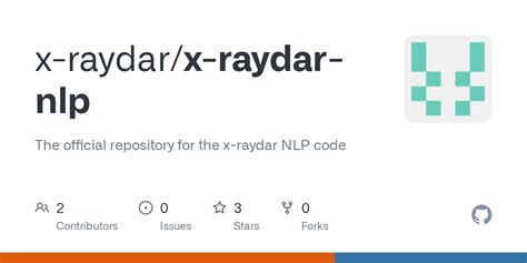 Github X Raydar X Raydar Nlp The Official Repository For The X Raydar Nlp Code