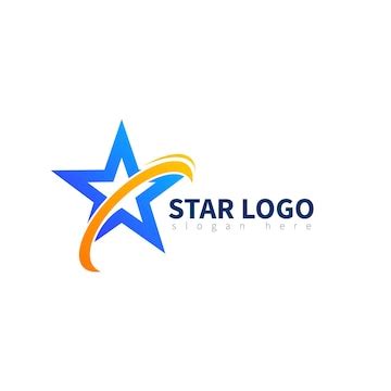 Premium Vector Star Logo Designs Template Gradation Elegant Star Logo