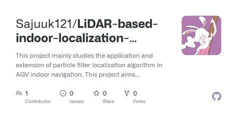 Releases · Sajuuk121lidar Based Indoor Localization Algorithm For Agv · Github