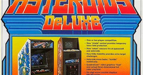 Asteroids Deluxe Arcade Videogames Advert In The Early 80s Atari Atari St Album On