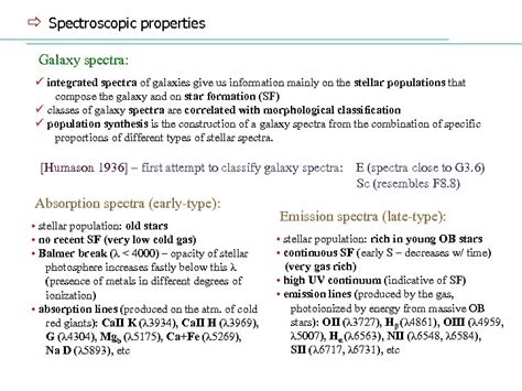 Lecture 2 Properties Of Galaxies Observational Properties Photometric