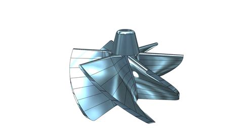 Stl File 6 Blade Impeller For Propulsion Unit 80mm・3d Print Design To