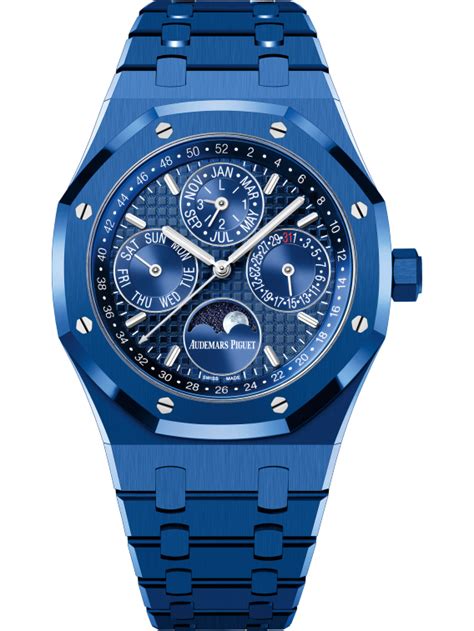 Audemars Piguet Releases Royal Oak Perpetual Calendar In Blue Ceramic