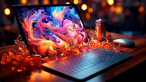 Un Diseño Conceptual Que Representa La Naturaleza De Una Computadora
