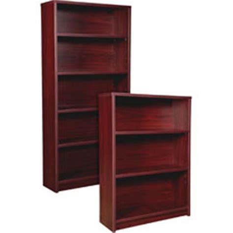Lorell Prominence Laminate Bookcase Mahogany