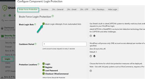 Part 4 Login Protection Shield Wordpress Security Plugin Shield Security
