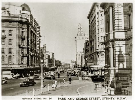 Park And George Streets Sydney Circa 1935 1940 City Of Sydney Archives