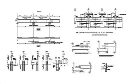 Beam Schedule And Constructive Structure Cad Drawing Details Dwg File
