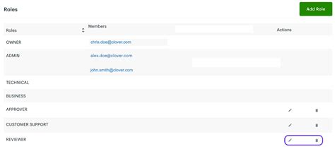 manage developer account roles and permissions