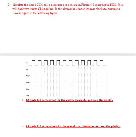 Solved I Want To Ask An Expertsimulate The Single Clk Pulse