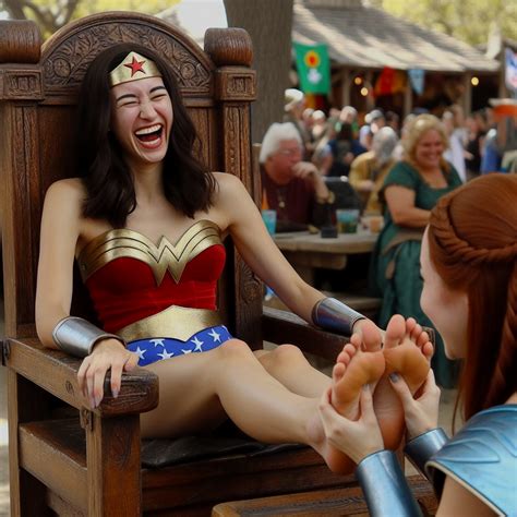 Asian Wonder Woman Tickled By Sansa Stark Renfaire By T Science On