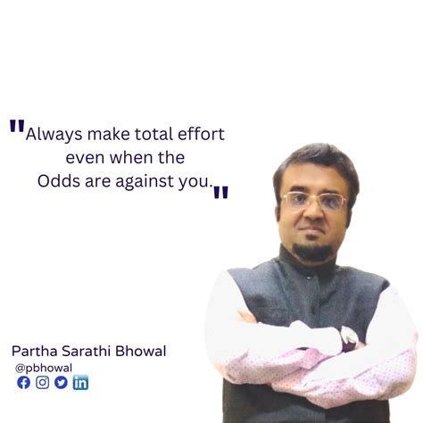Partha Sarathi Bhowal On Linkedin Motivation