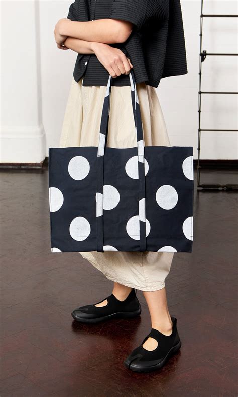 Polka Dot Canvas Bag Plümo Ltd