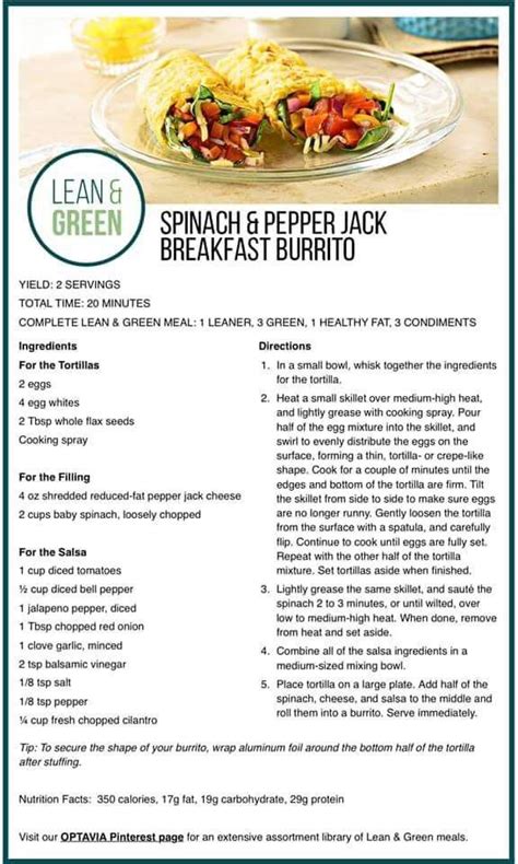 Optavia Lean And Green Recipes Artofit