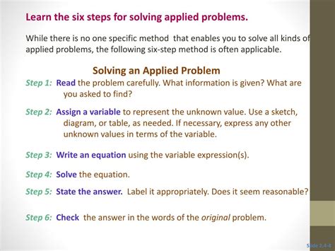 PPT An Introduction To Applications Of Linear Equations PowerPoint Presentation ID
