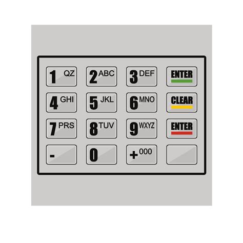 Download C0c0c0 Atm Keyboard Svg Freepngimg