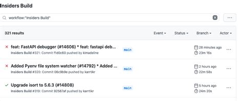 Insiders Builds Are Failing Windows Multi Root Workspace Tests With Python With Exit Code