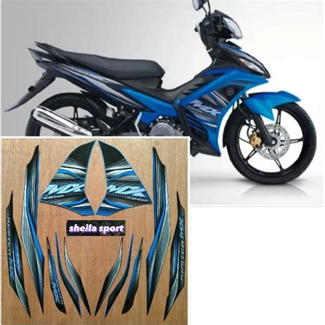 Jual Striping Jupiter Mx Stiker Lis Les Yamaha Jupiter Mx Biru Tahun 2012 Kualitas Bagus