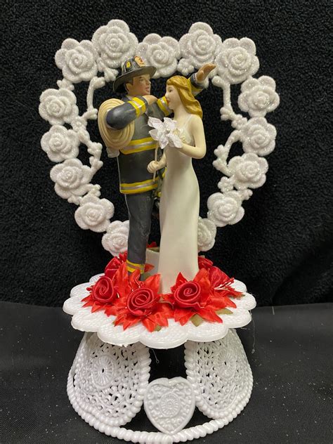 Fireman Cake Topper Fireman Sam Cake Topper Decoration Round Circle