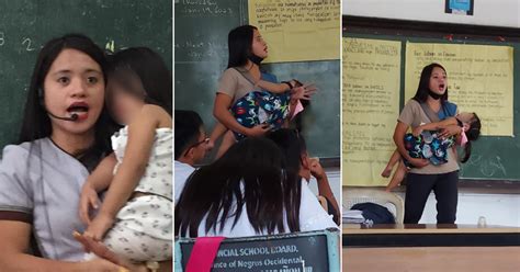 Guro, Inaalagaan ang Anak habang Nagtuturo sa kaniyang mga Estudyante - Global Anchor News