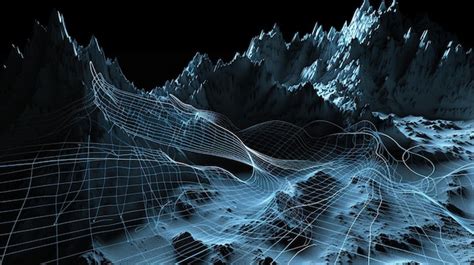 Geophysics Exploration Site Premium Ai Generated Image