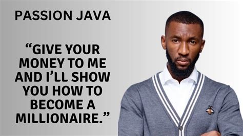 Passion Java Teaches You How To Become A Millionaire Youtube