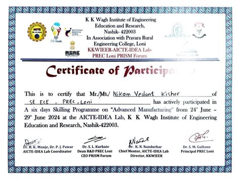 Vedant Nikam On Linkedin Certification Learning Skillsdevelopment Advancedmanufacturing