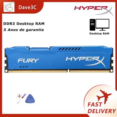 Hyperx Ddr3 Ram 8g 4g 1600mhz 1333mhz Memória Para Pc Pc3 12800u U Dimm Shopee Brasil