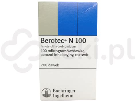Berotec N 100 Aerozol Inhalacyjny Roztwór 100 µgdawkę