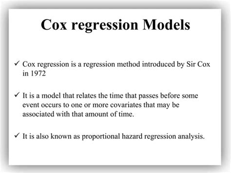 Survival Analysis Lectureppt