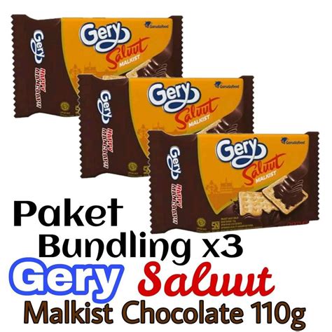 Gery Salut Malkist Chocolate 110gr Dapat 3 Lazada Indonesia