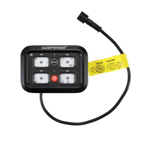 Auxpower 4 Gang Rgb Multi Function Switch Panel Offroad Controller