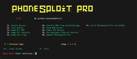 Phonesploit Pro Herramienta De Piratería Para La Explotación Remota